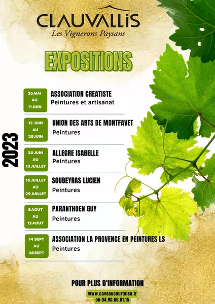 Exposition Espace Clauvallis | Actualités | Clauvallis - Les Vignerons ...
