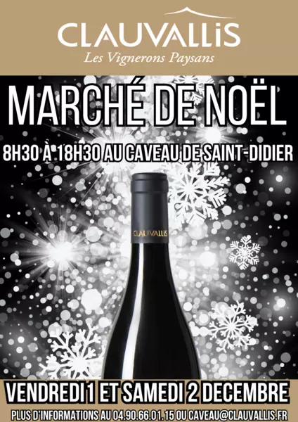 marché de noël | Actualités | Clauvallis - Les Vignerons Paysans