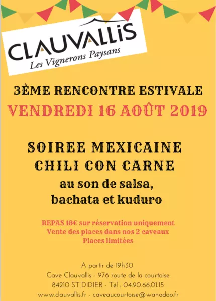Vendredi 16 août | Actualités | Clauvallis - Les Vignerons Paysans